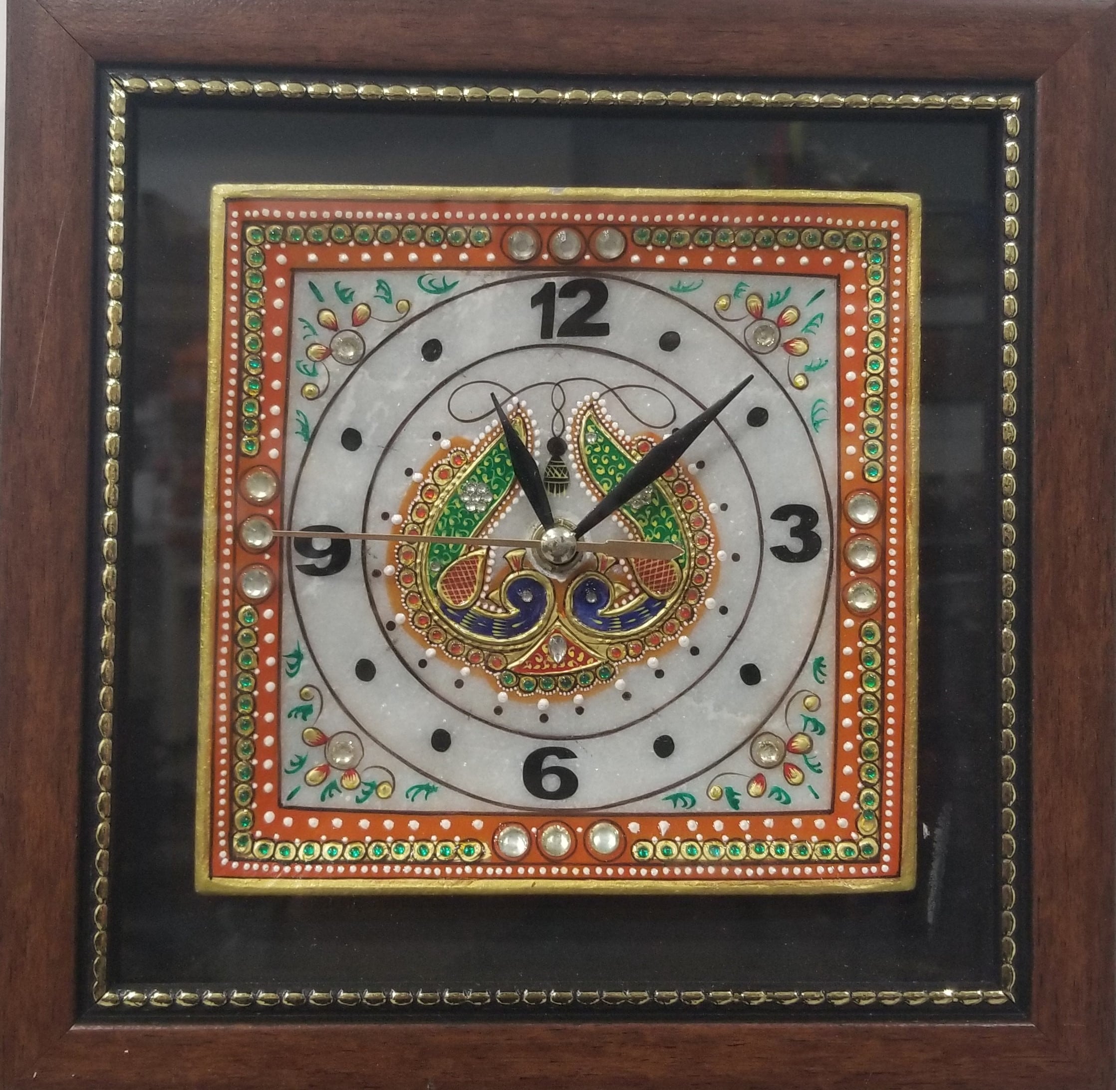 Marble 6" Clock – Jaipur Handcraft & Decor